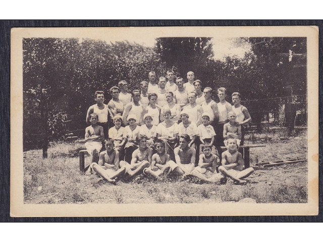 Kralj YU 1923 Sokoli u Djenovicu razglednica