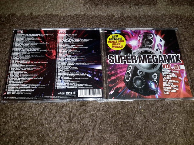 Super megamix Vol.01 2CDa , ORIGINAL