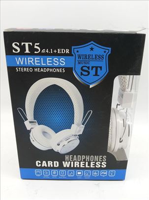 Slušalice ST5 bluetooth/mp3/sd card novo-bežične