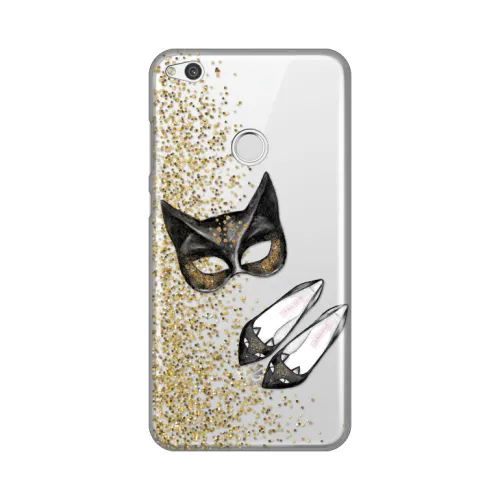 Silikonska futrola - maska print Skin Za Huawei Honor 8 Lite/P8 Lite (2017)/P9 Lite (2017) Cat Fashion