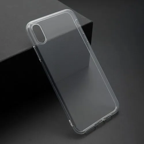 Futrola - maska ultra tanki PROTECT silikon za iPhone XS Max providna (bela) (MS)