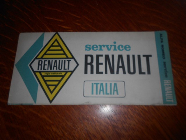 service renault italia  oko 1960g