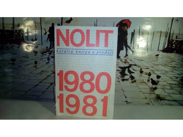 Nolit  katalog knjiga 1980/1981