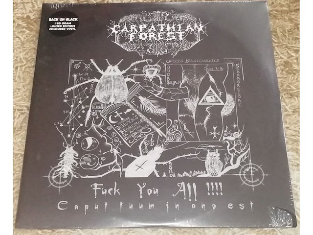 Carpathian Forest ‎– Fuck You All !!! (2LP), UK PRESS
