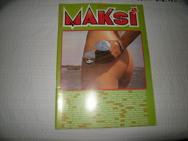 MAKSI / JEŽ / NOVEMBAR 1983. / BROJ 9