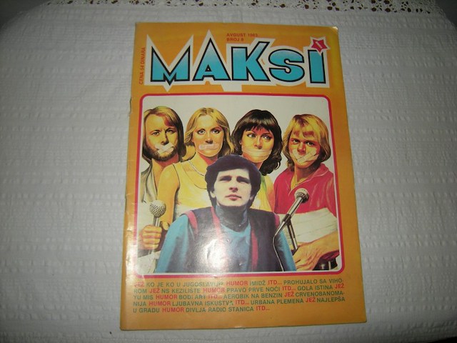 MAKSI / JEŽ / AVGUST 1983. / BROJ 8