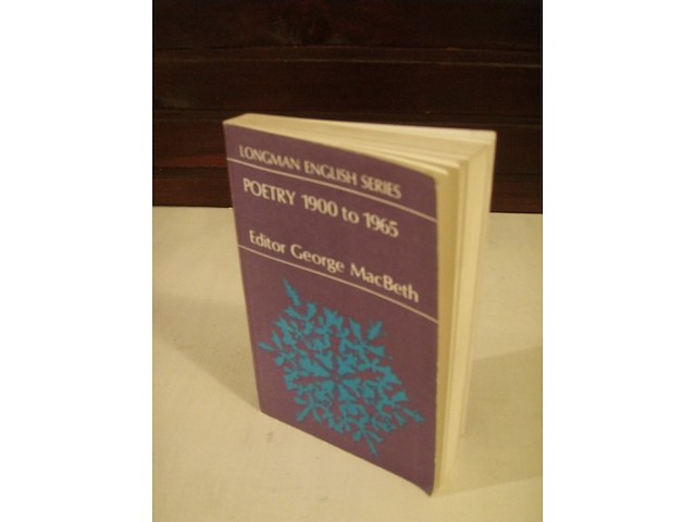 George MacBeth - Poetry 1900 to 1965