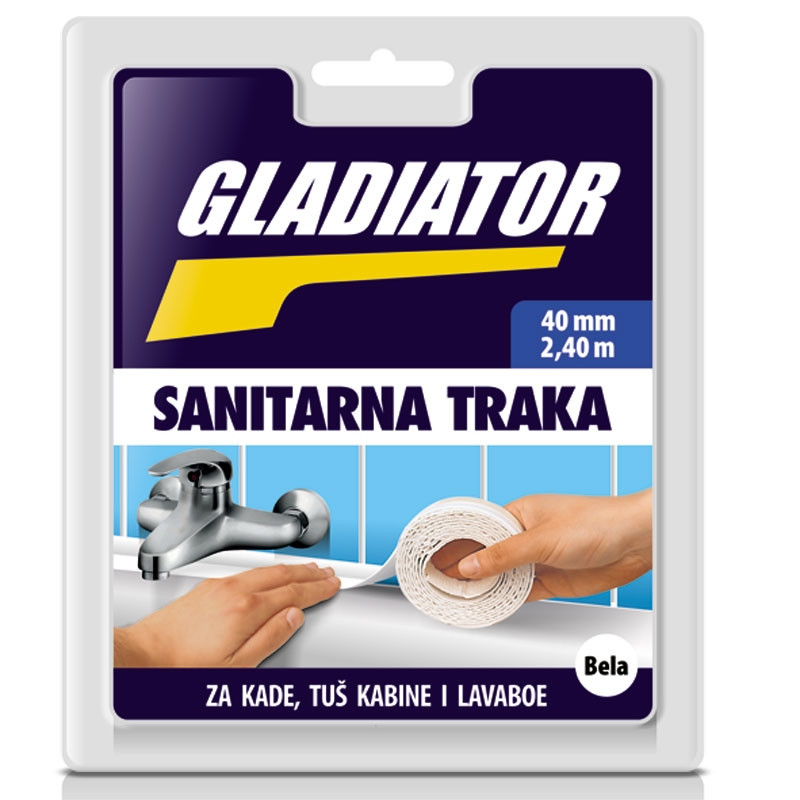 Samolepljiva sanitarna traka za kadu 40mm x 2,4m