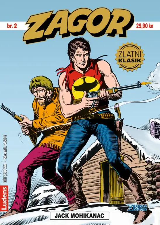 Ludens ZAGOR ZLATNI KLASIK 2: JACK MOHIKANAC (KORICA B)