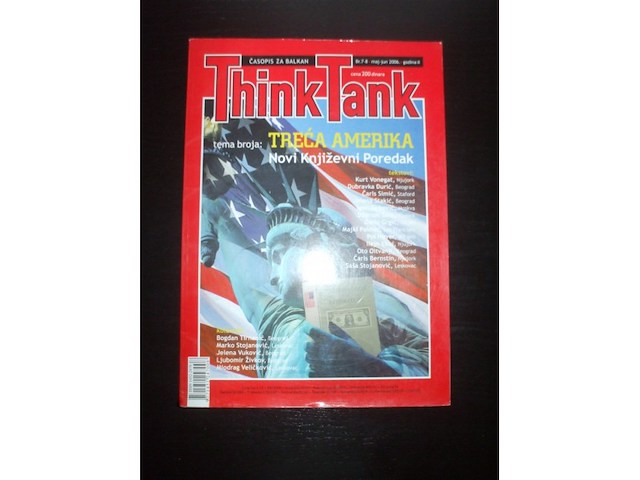 Think Tank:Treća Amerika-Novi književni poredak br.7-8