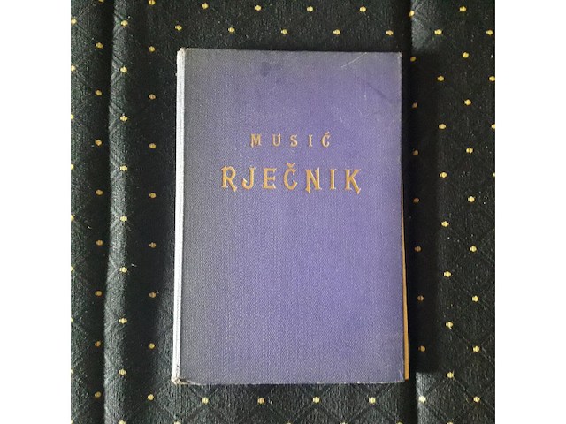 Rjecnik hrvatsko-slovenski/Dr.A.Music