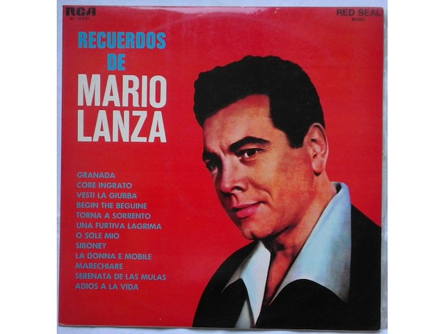 MARIO  LANZA - RECUERDOS DE MARIO LANZA