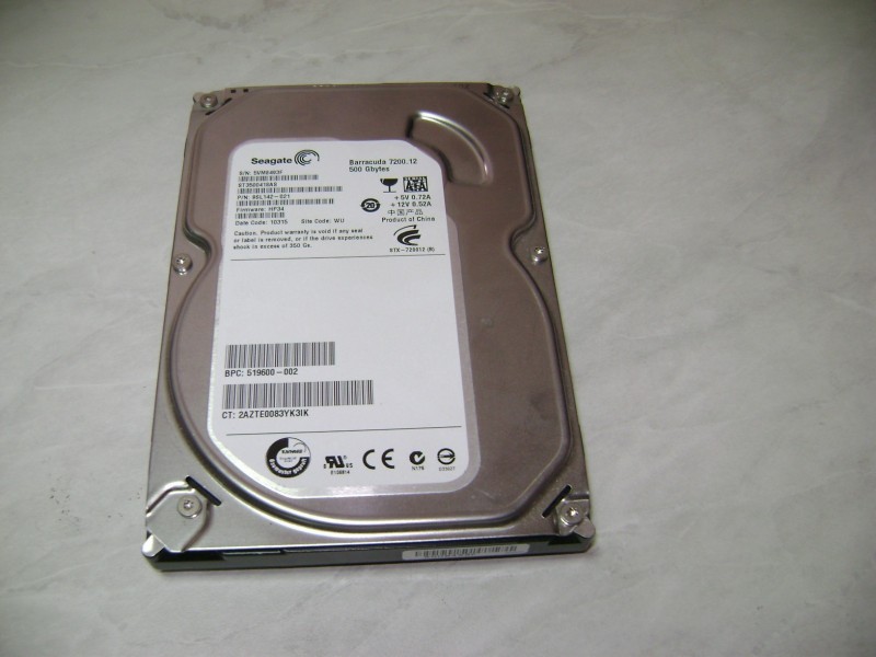 hard disk 500gb sataII seagate ispravan