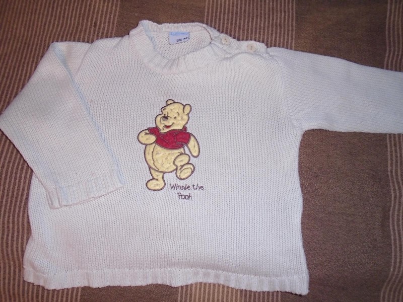 H&M Disney dzemper Winnie the Pooh 80 (9-12mes)