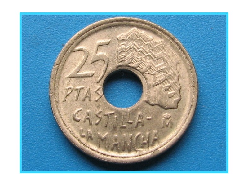 Španija - 25 Pesetas (Castilla-La Mancha) 1996