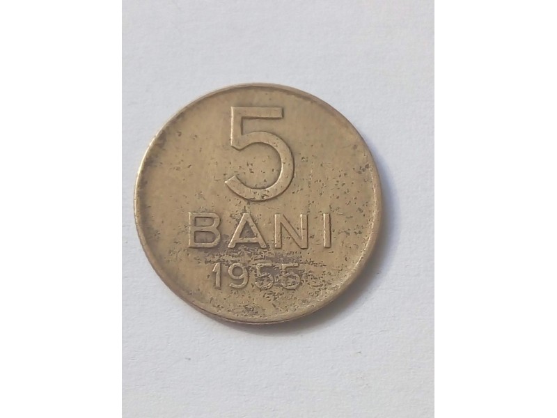 5 Bani 1955.godine --- Rumunija ---