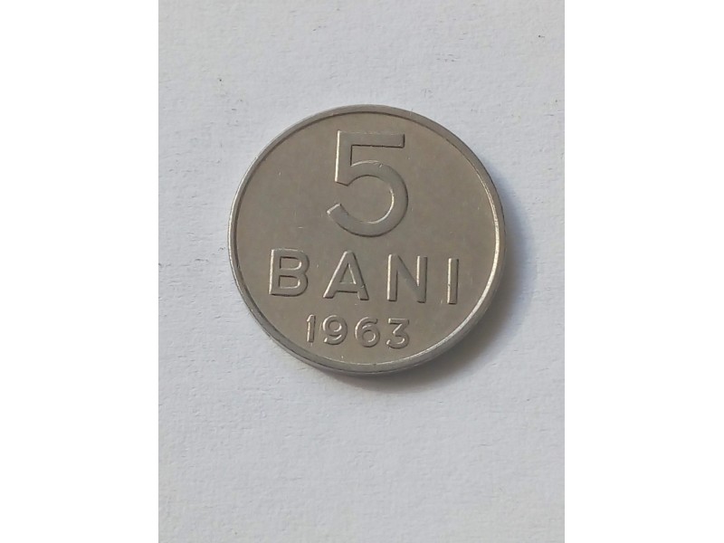 5 Bani 1963.godine --- Rumunija ---