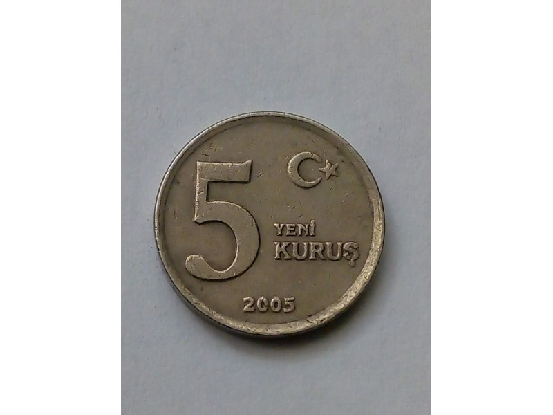 5 Yeni Kurus 2005.godine --- Turska ---