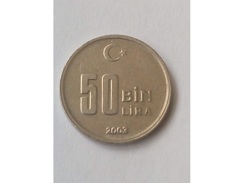 50 Bin Lira 2003.godine --- Turska ---