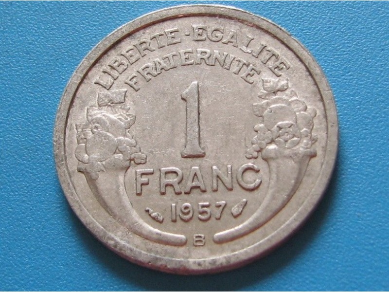 Francuska - 1 Franc 1957 B