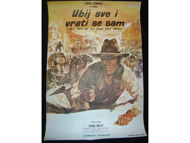 Filmski poster UBIJ SVE I VRATI SE SAM 1968