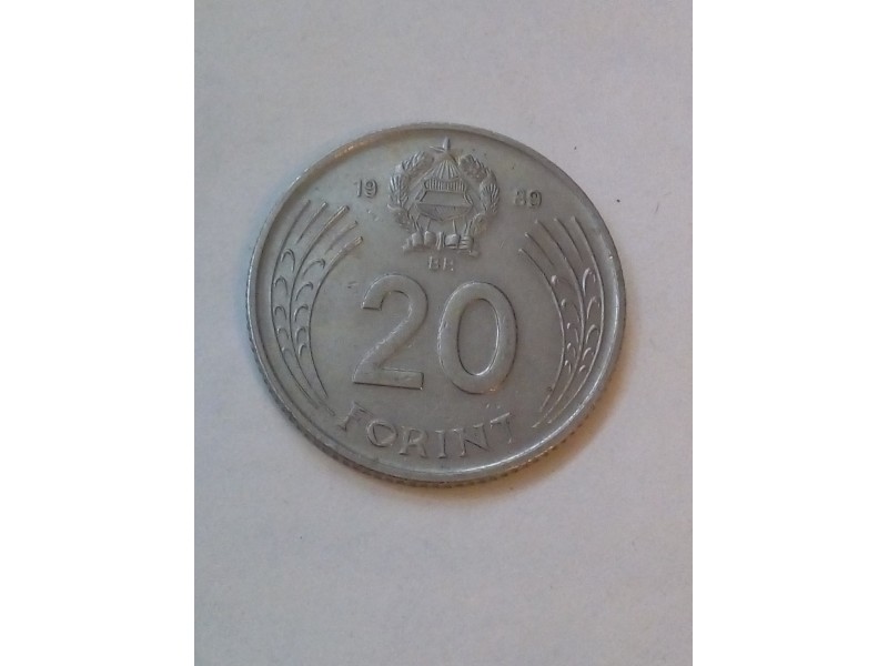 20 Forint 1989.godine --- Mađarska ---