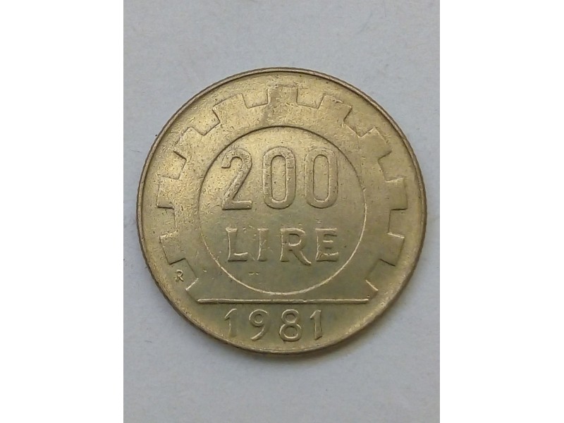 200 Lire 1981.godine --- Italija ---