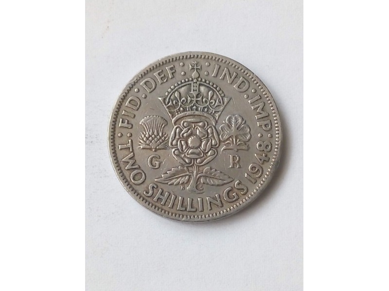 Two Shillings 1948.godine --- Britanija ---