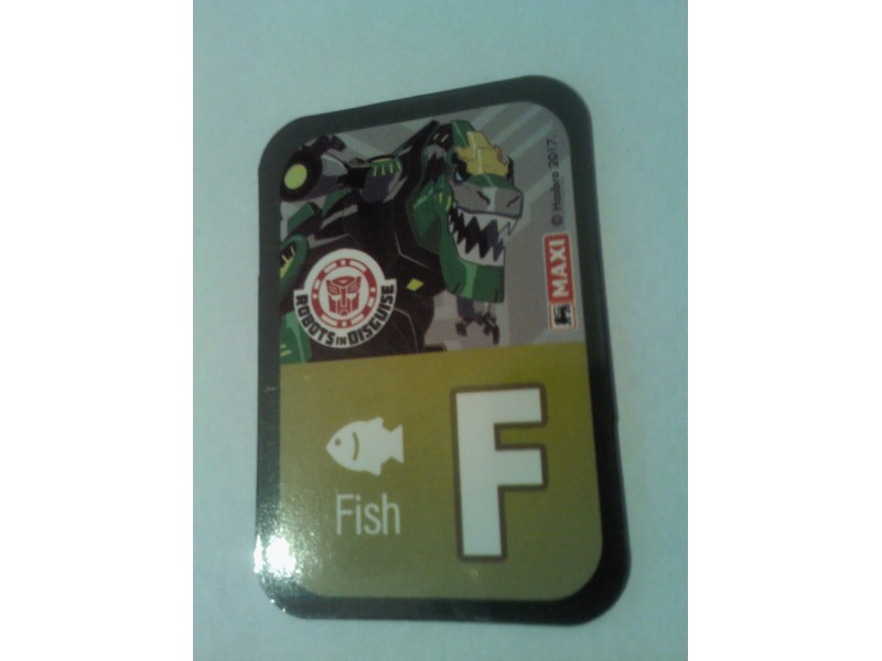 TRANSFORMERS MAGNETI-slovo F