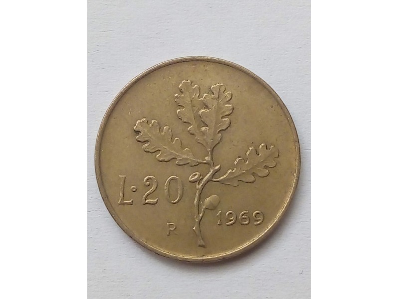 20 Lira 1969.godine --- Italija ---