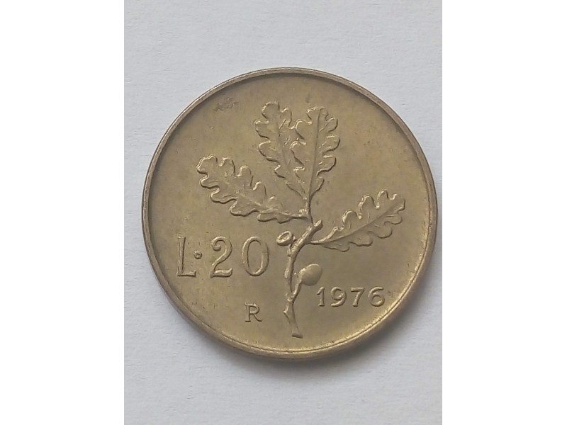 20 Lira 1976.godine --- Italija ---