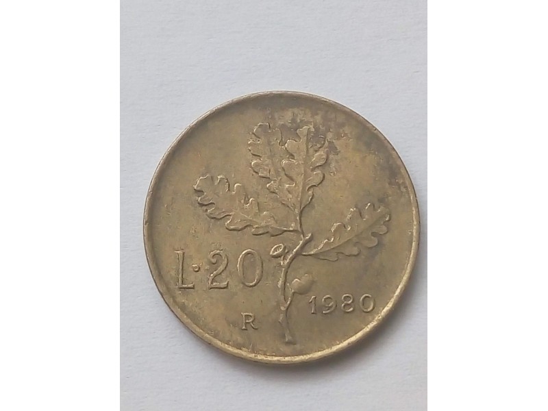 20 Lira 1980.godine --- Italija ---