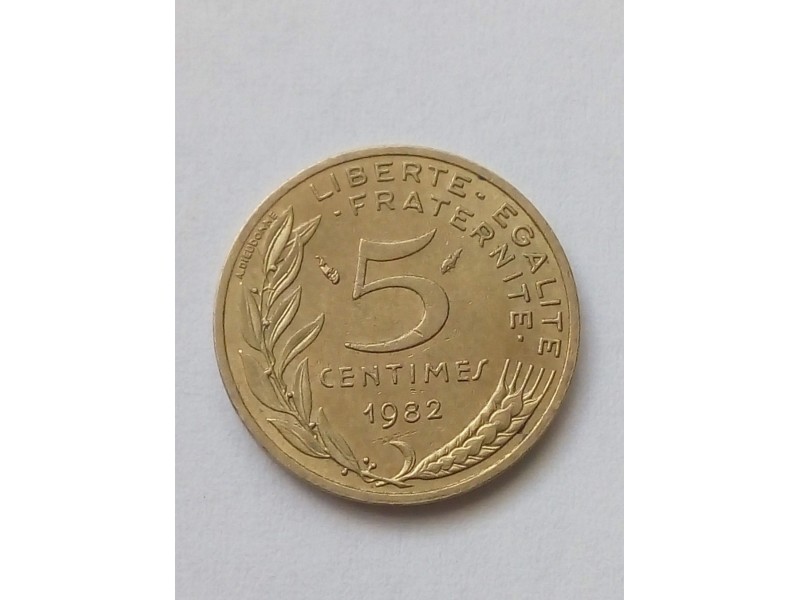 5 Centimes 1982.godine --- Francuska ---