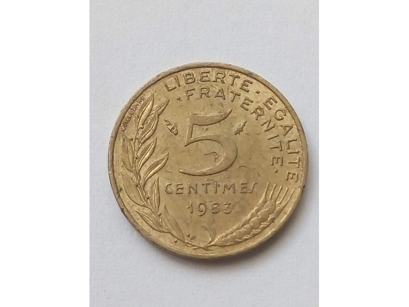 5 Centimes 1983.godine --- Francuska ---