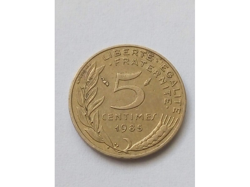 5 Centimes 1985.godine --- Francuska ---