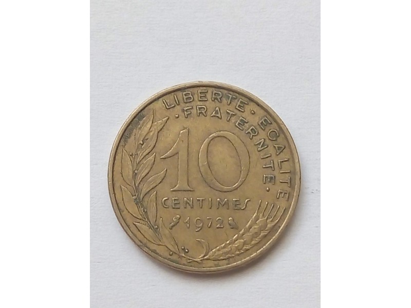 10 Centimes 1972.godine --- Francuska ---