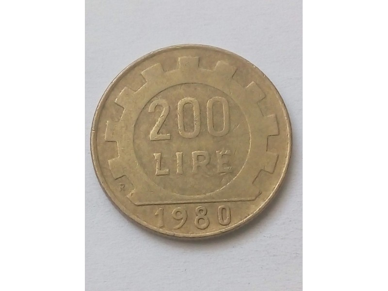 200 Lira 1980.godine --- Italija ---