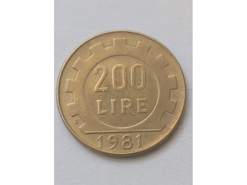 200 Lira 1981.godine --- Italija ---