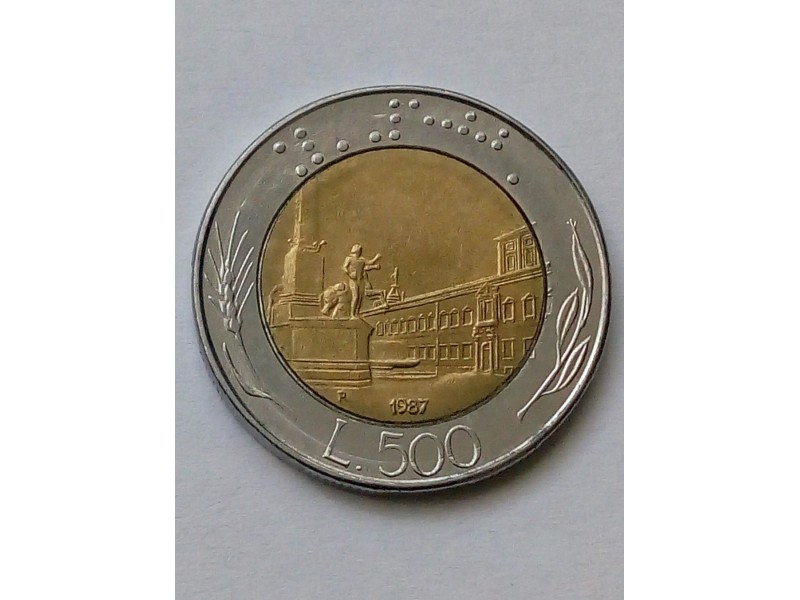 500 Lira 1987.godine --- Italija ---