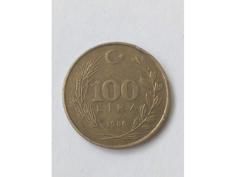 100 Lira 1988.godine --- Turska ---