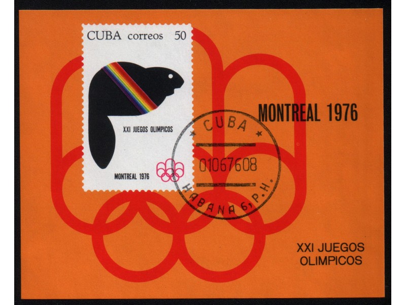 kt264sz, 25.maj1976 CubaC MiBl47-2142 -o-