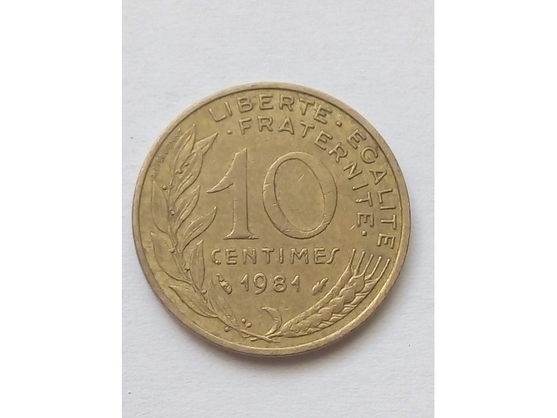 10 Centimes 1981.godine --- Francuska ---