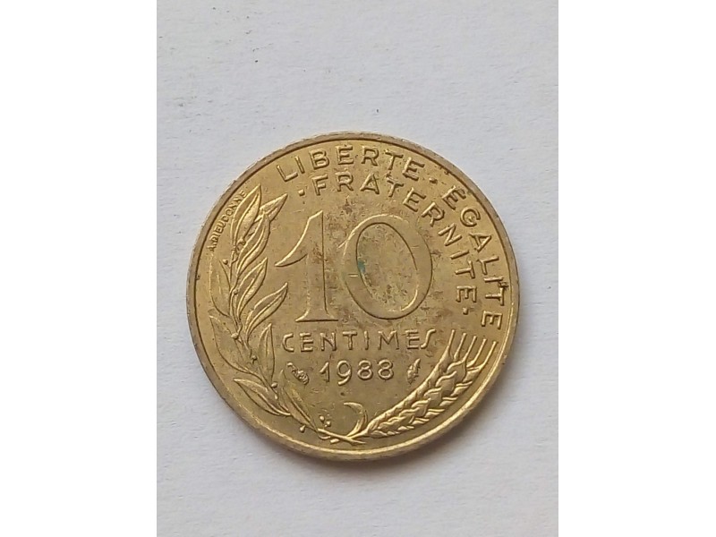 10 Centimes 1988.godine --- Francuska ---