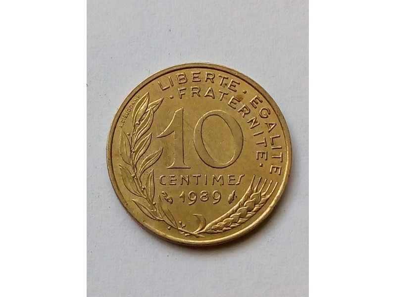 10 Centimes 1989.godine --- Francuska ---