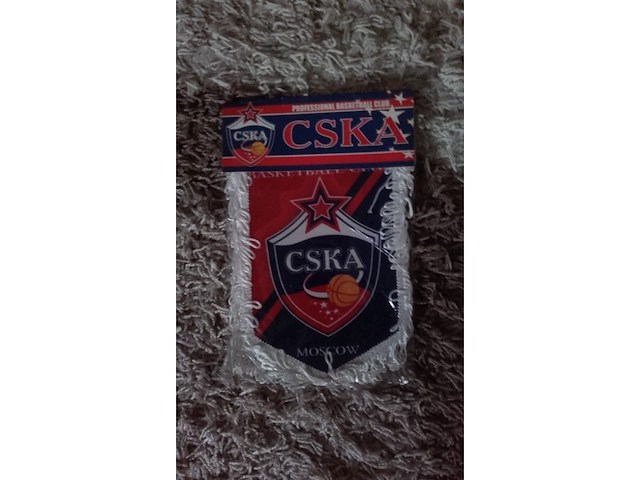 Zastavica KK CSKA  Moskva kapitenska velika