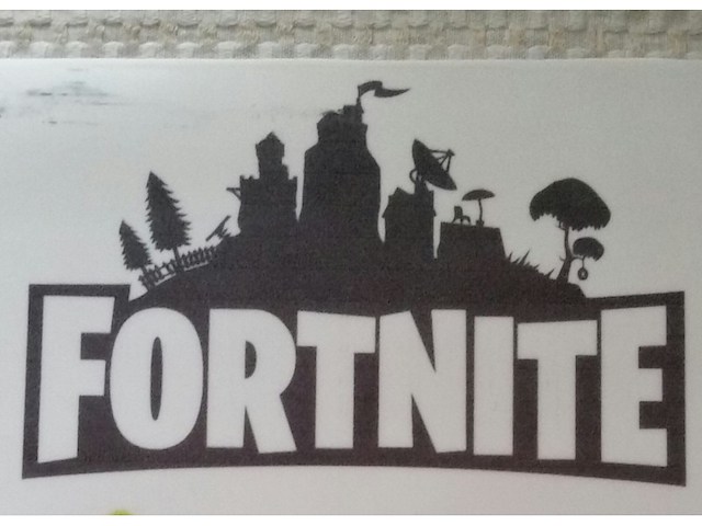 ukrasi za torte Fortnite logo