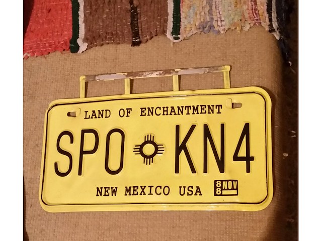 Registarska tablica New Mexico