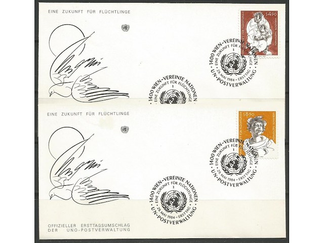 UN Beč,Budućnost izbeglica 1984.,FDC