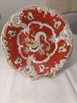 Ukrasni Wallendorf tanjir od porcelana sa pozlatom