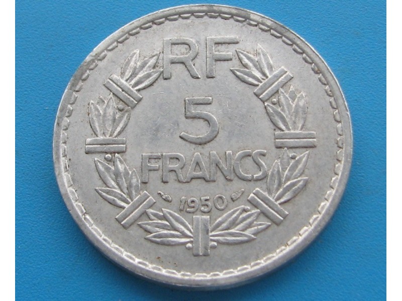 Francuska - 5 Francs 1950